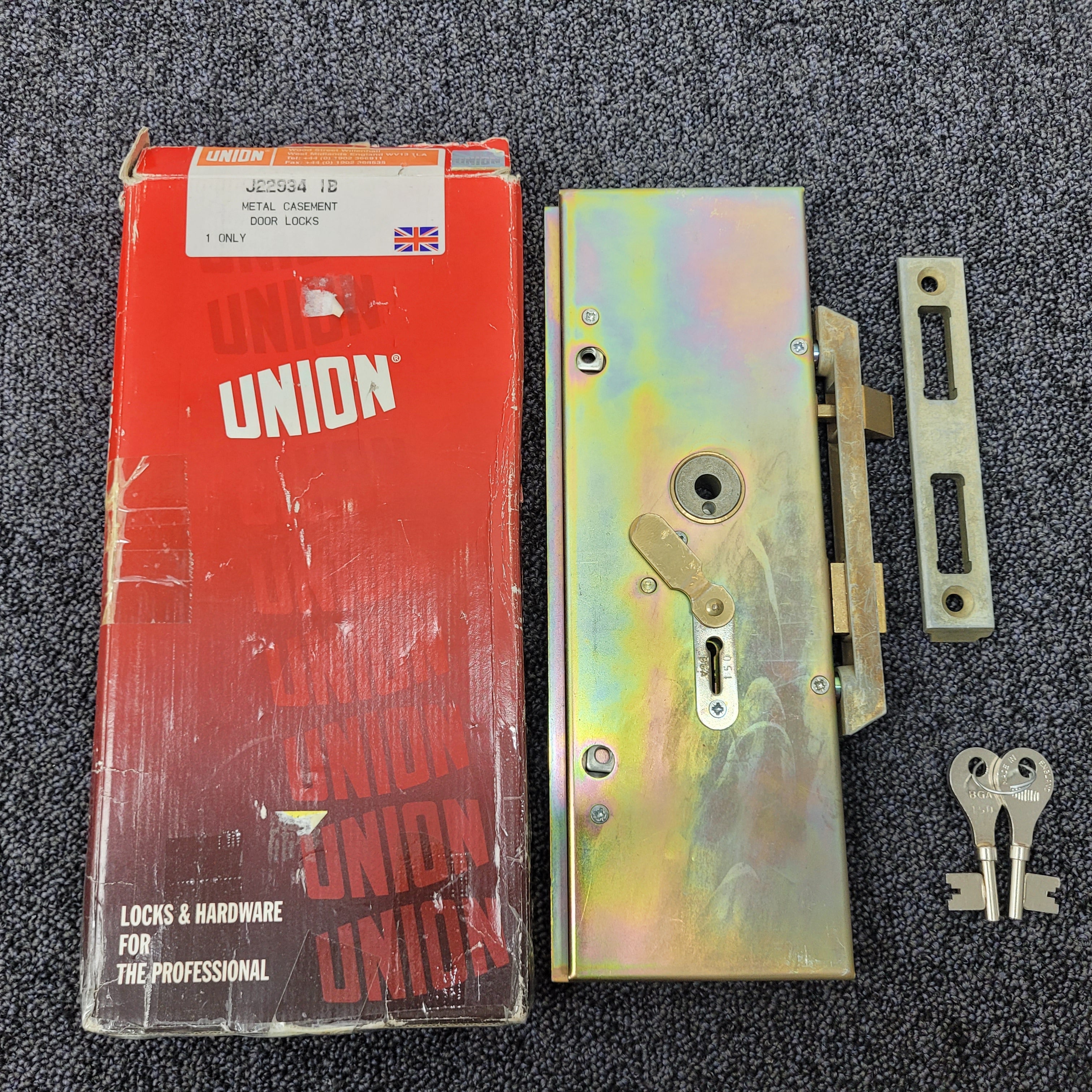 UNION 22934 4 Lever Metal Casement Lock (PANEL LOCK) – Ingersoll Locks